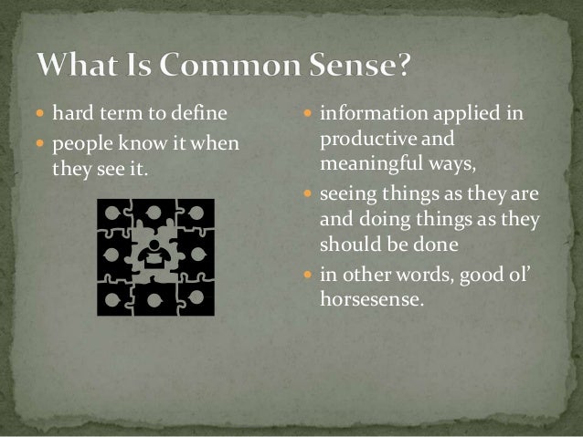 Getting Your Employees to Use Common Sense