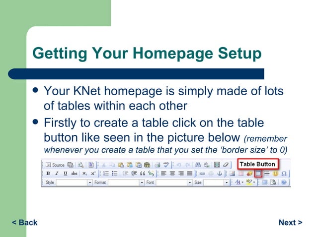 Getting Your Homepage Setup | PPT