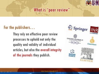 Getting your manuscript published -- what reviewers and editors want | PPT