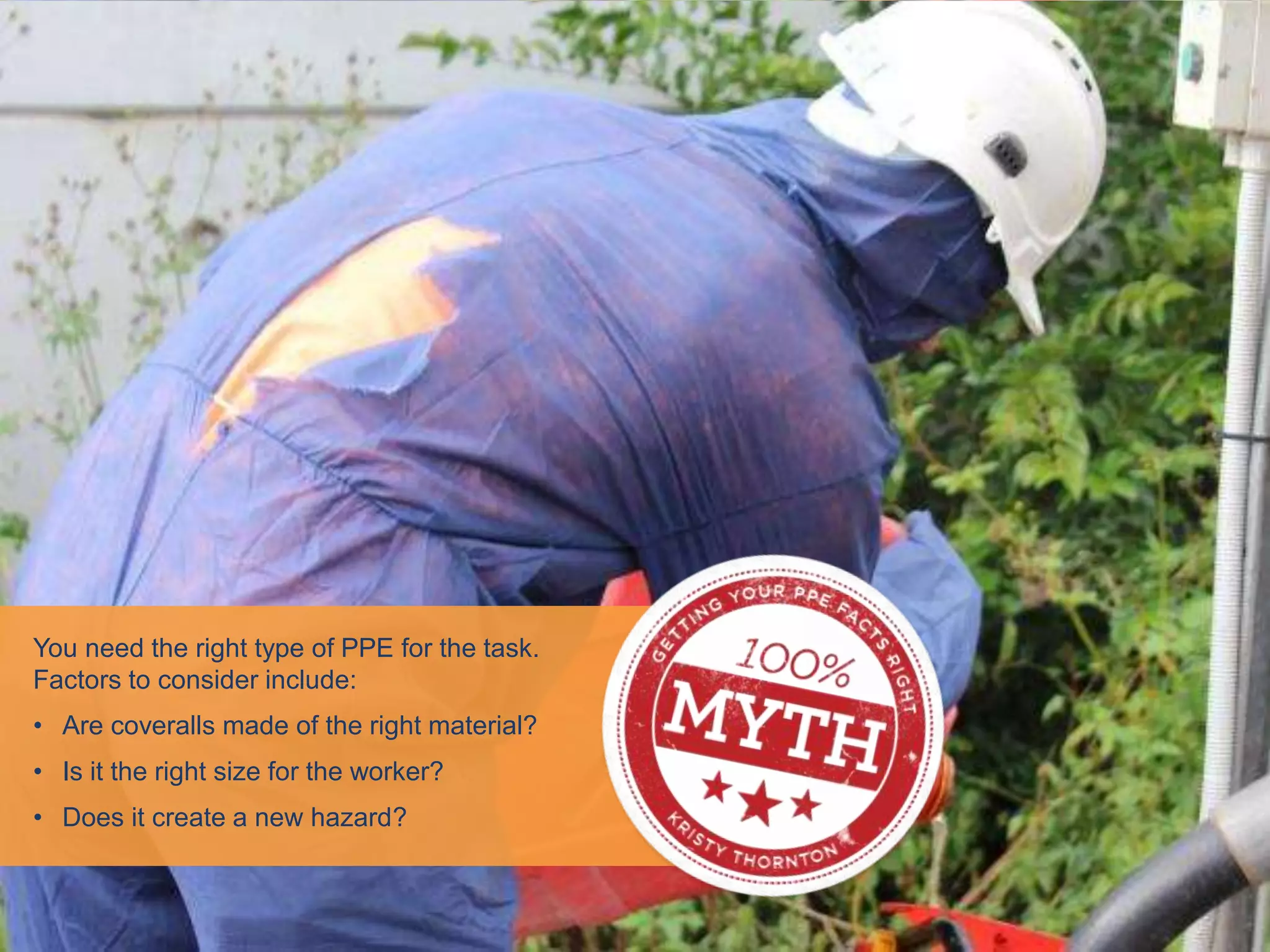 Getting your PPE Facts Right - 5 Facts and 5 Myths | PPT