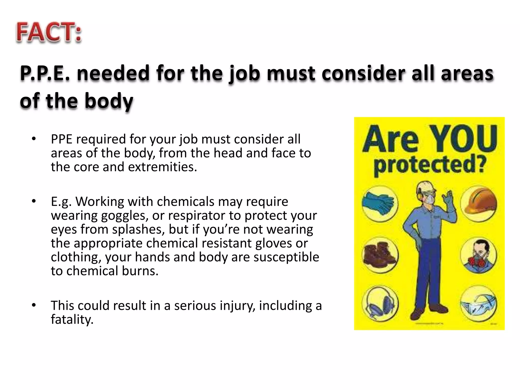 Getting your ppe facts right 5 facts_5 myths | PPT