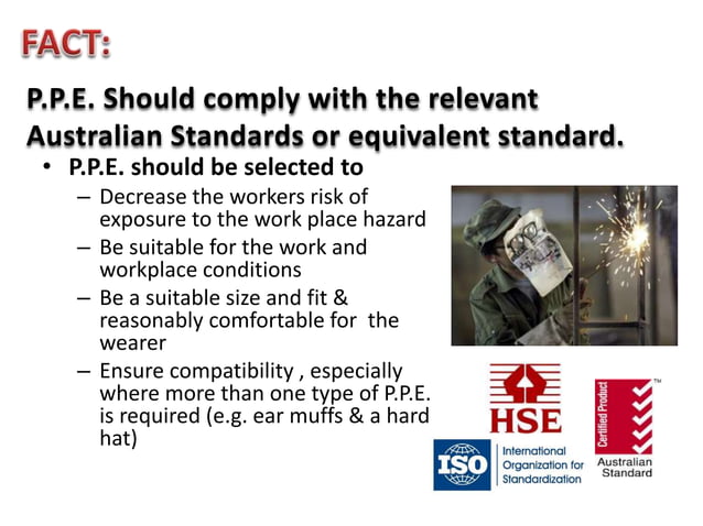 Getting your ppe facts right 5 facts_5 myths | PPT