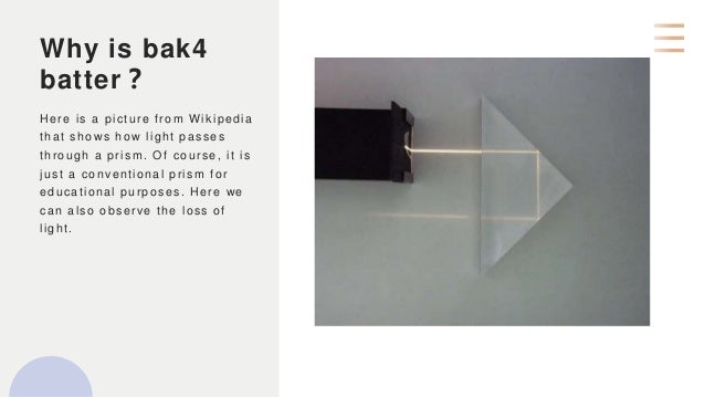 Get to know - #4 Bak4 & Bk7 Prisms | PPTX | Science