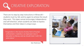Get to Know Minecraft. A guide to using Minecraft in Education | PPTX