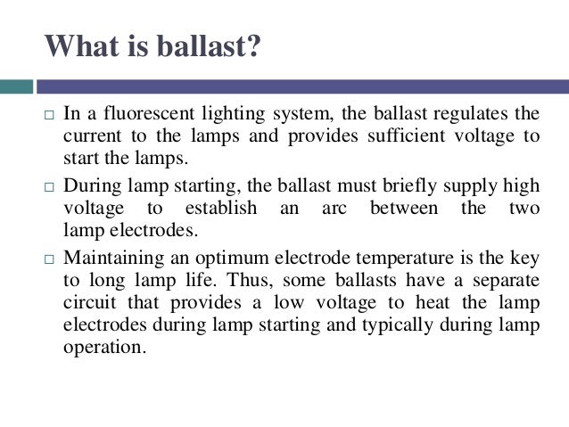 Ballast Meaning