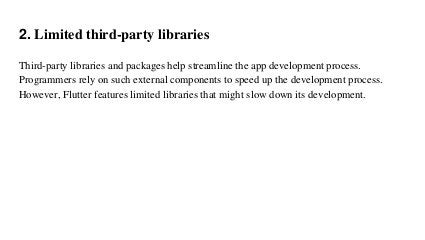 Get To Know The Pros & Cons Of Flutter App Development | PPT
