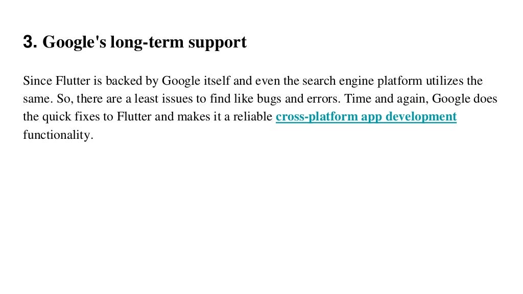 Get To Know The Pros & Cons Of Flutter App Development | PPT