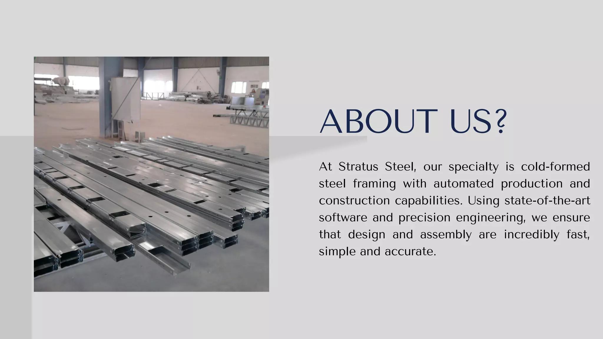 Light Gauge Steel Framing - Stratus Steel | PDF