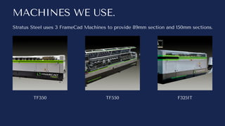 Light Gauge Steel Framing - Stratus Steel | PDF