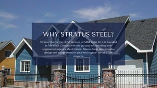 Light Gauge Steel Framing - Stratus Steel | PDF