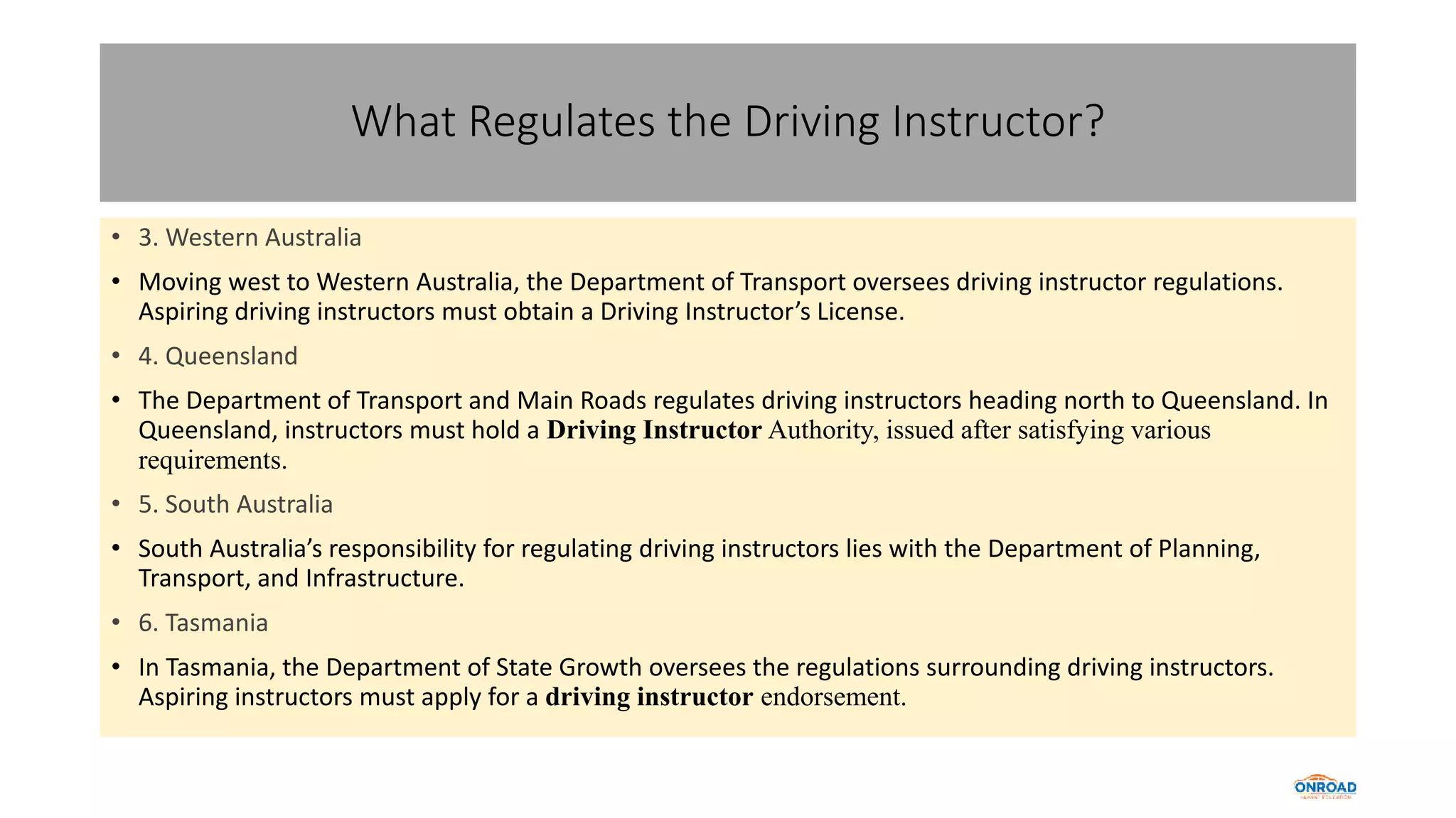 Get to Know Your Driving Instructor Rules and Regulations.pptx