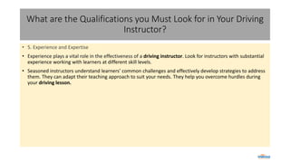 Get to Know Your Driving Instructor Rules and Regulations.pptx