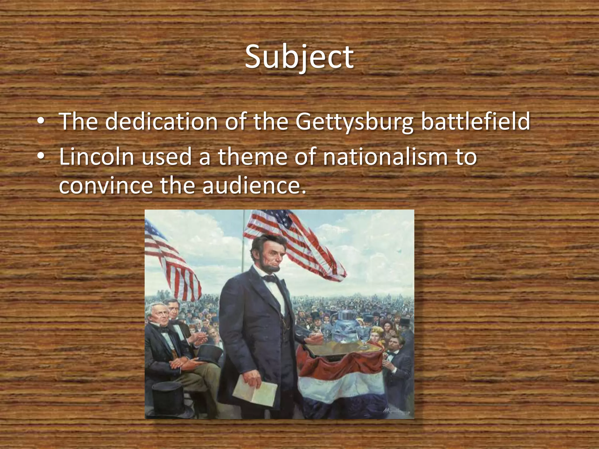 Gettysburg address | PPTX | Death, Injury, or Military Conflict ...
