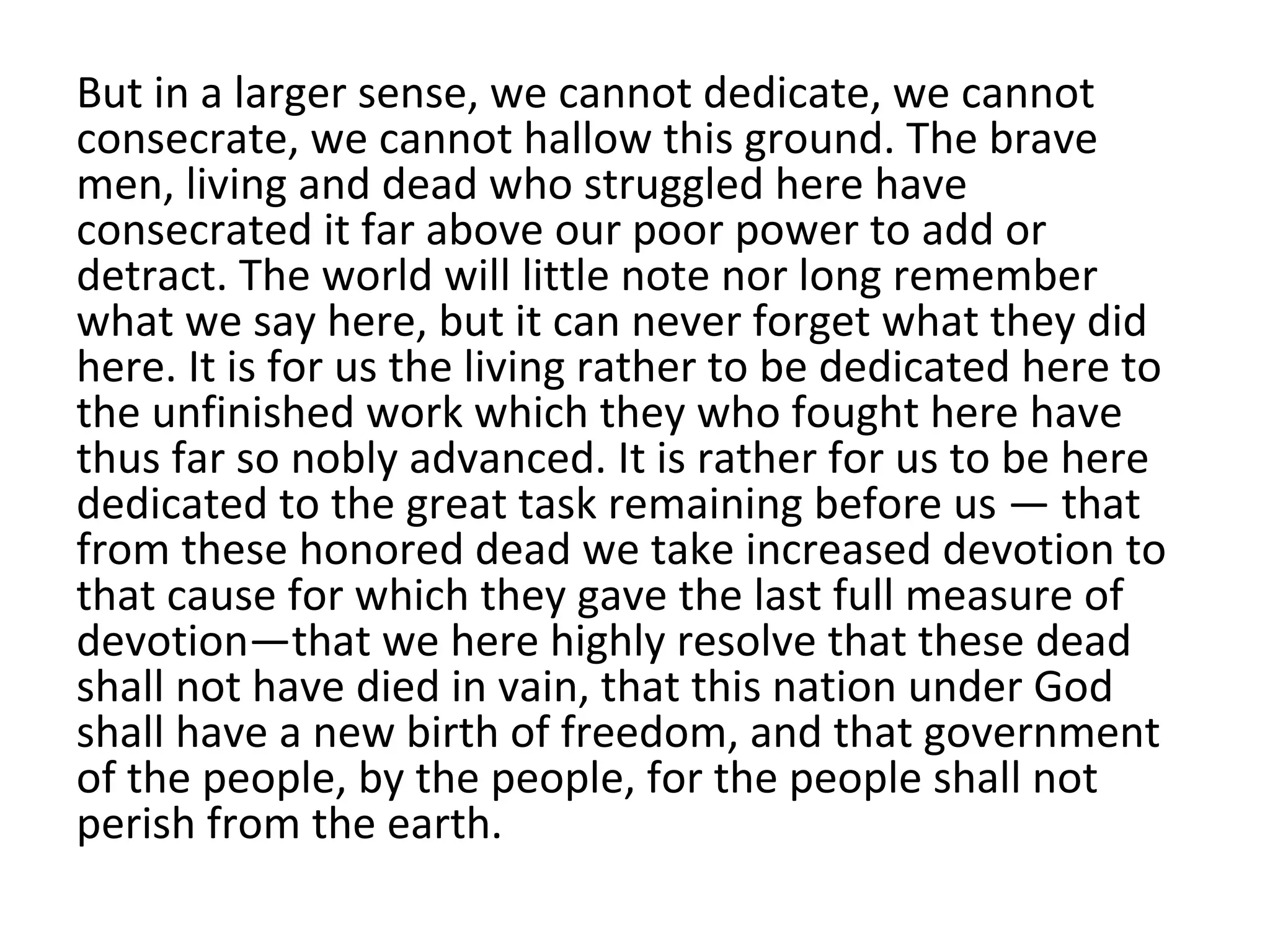 Gettysburg address | PPT