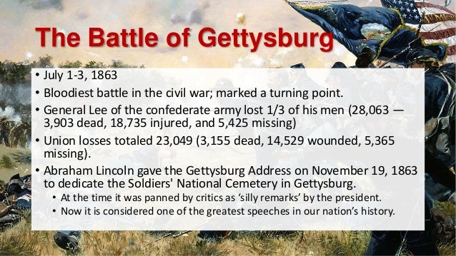 Gettysburg Address Notes