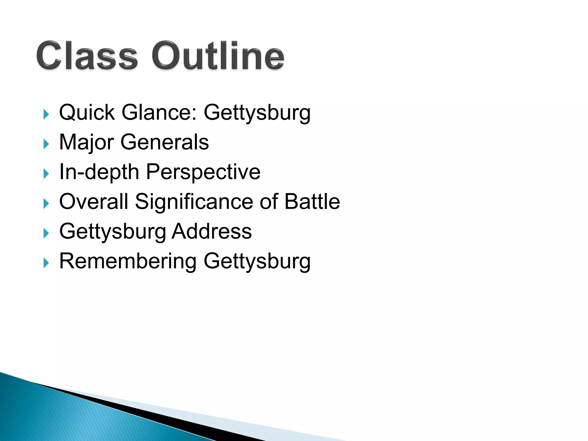 Gettysburg Powerpoint | PDF
