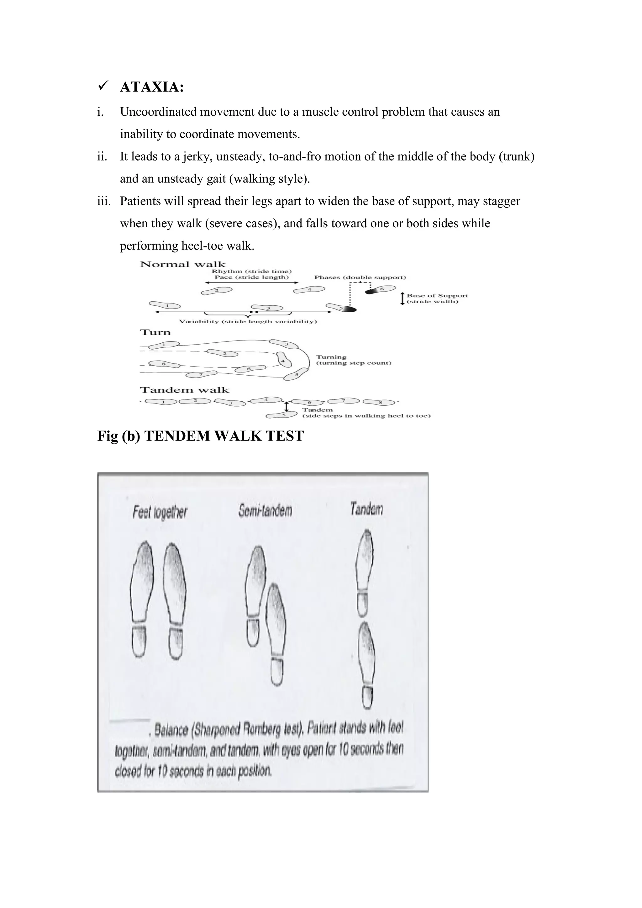 Get up & go test , tendem walk test | PDF
