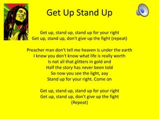 Get up stand up | PPTX