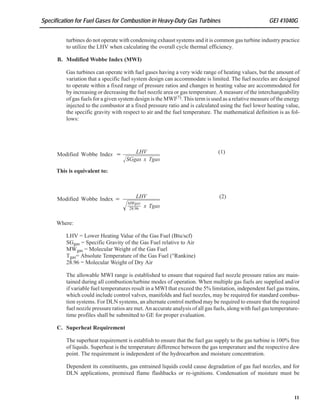 Ge turbine fuel specs | PDF