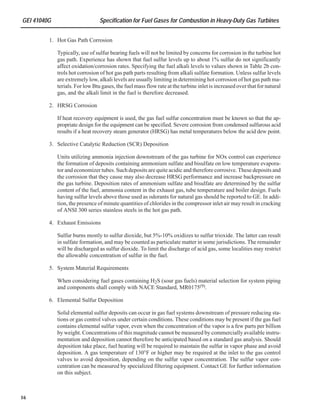 Ge turbine fuel specs | PDF