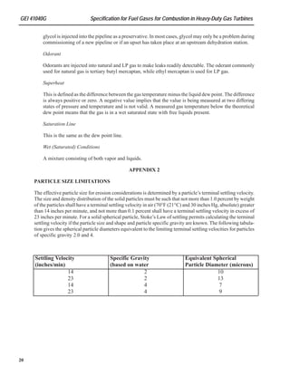 Ge turbine fuel specs | PDF