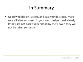 GE Tutorials Part VI Design Principles | PPTX
