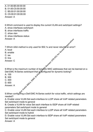 Get Valid DELL EMC D-PCM-DY-23 Dumps (V8.02) for Exam Preparation | PDF