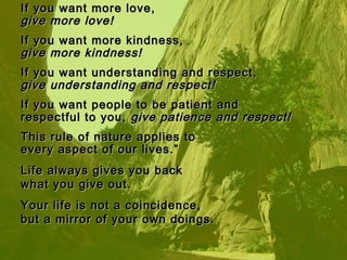 Get what you give | PPT