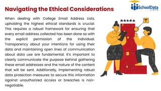 Get Your College Email Address List Easily Here's How | PPT