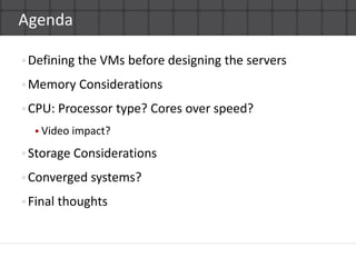 Get Your GeekOn with Ron - Session One: Designing your VDI Servers | PPT