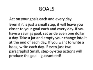 Get your goals guaranteed! | PPTX