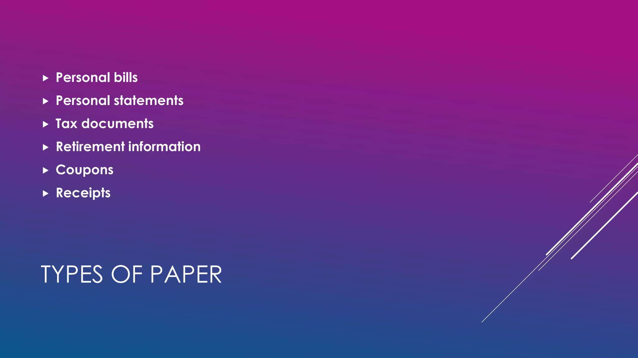 Get your paperwork in order | PPT