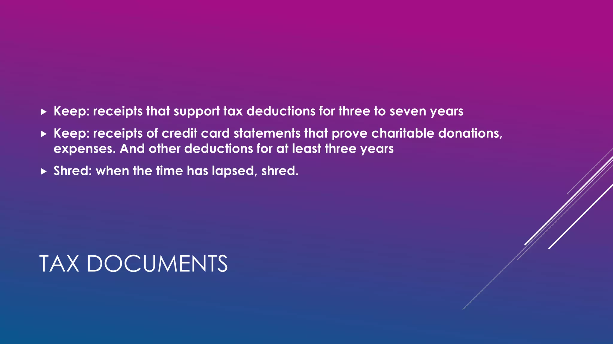 Get your paperwork in order | PPT