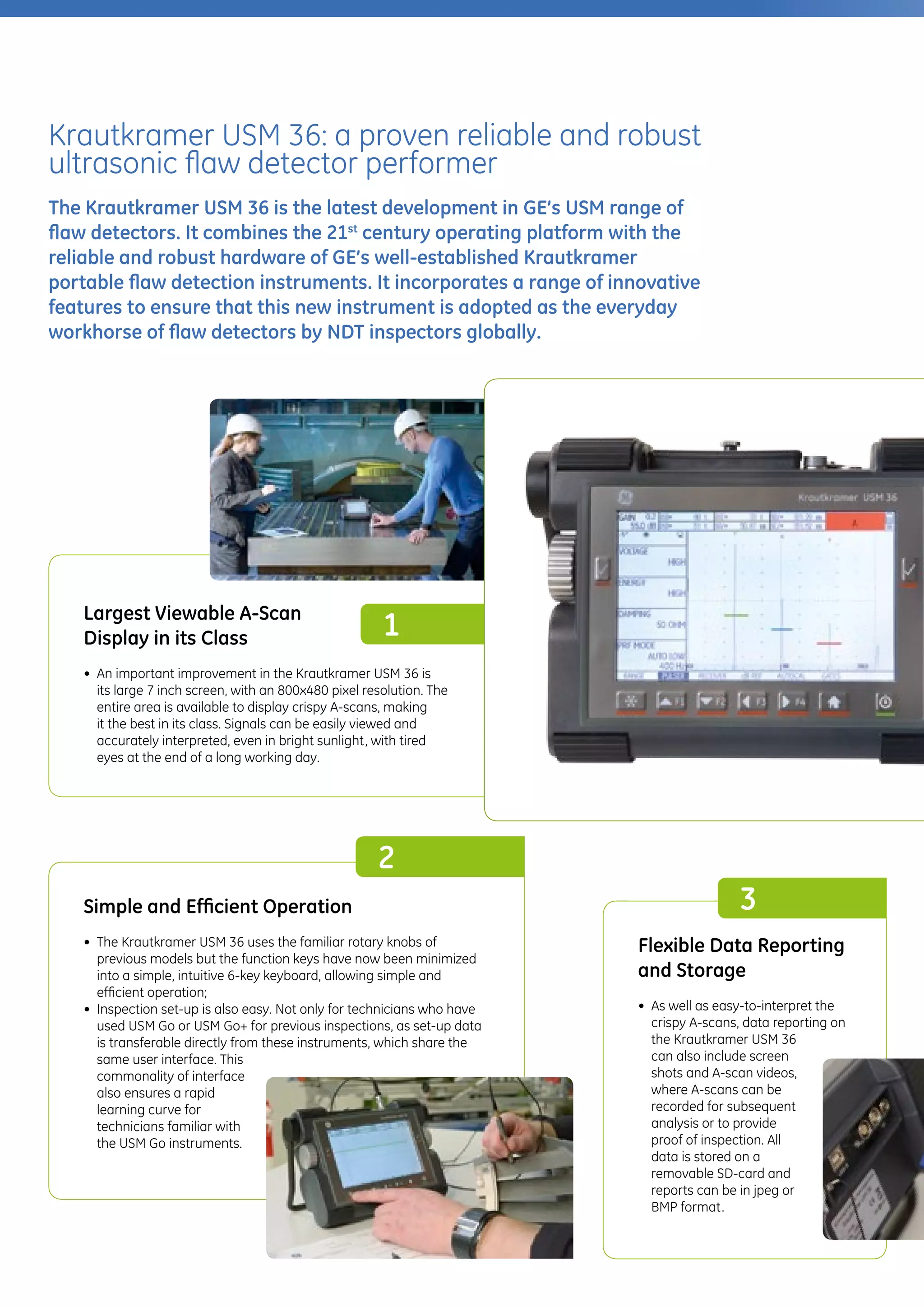 Ge usm 36 brochure | PDF