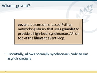 Gevent at TellApart | PDF