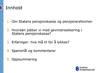 Gevinstrealisering i spk | PPT