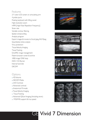 Ge vivid7 dimension | PDF