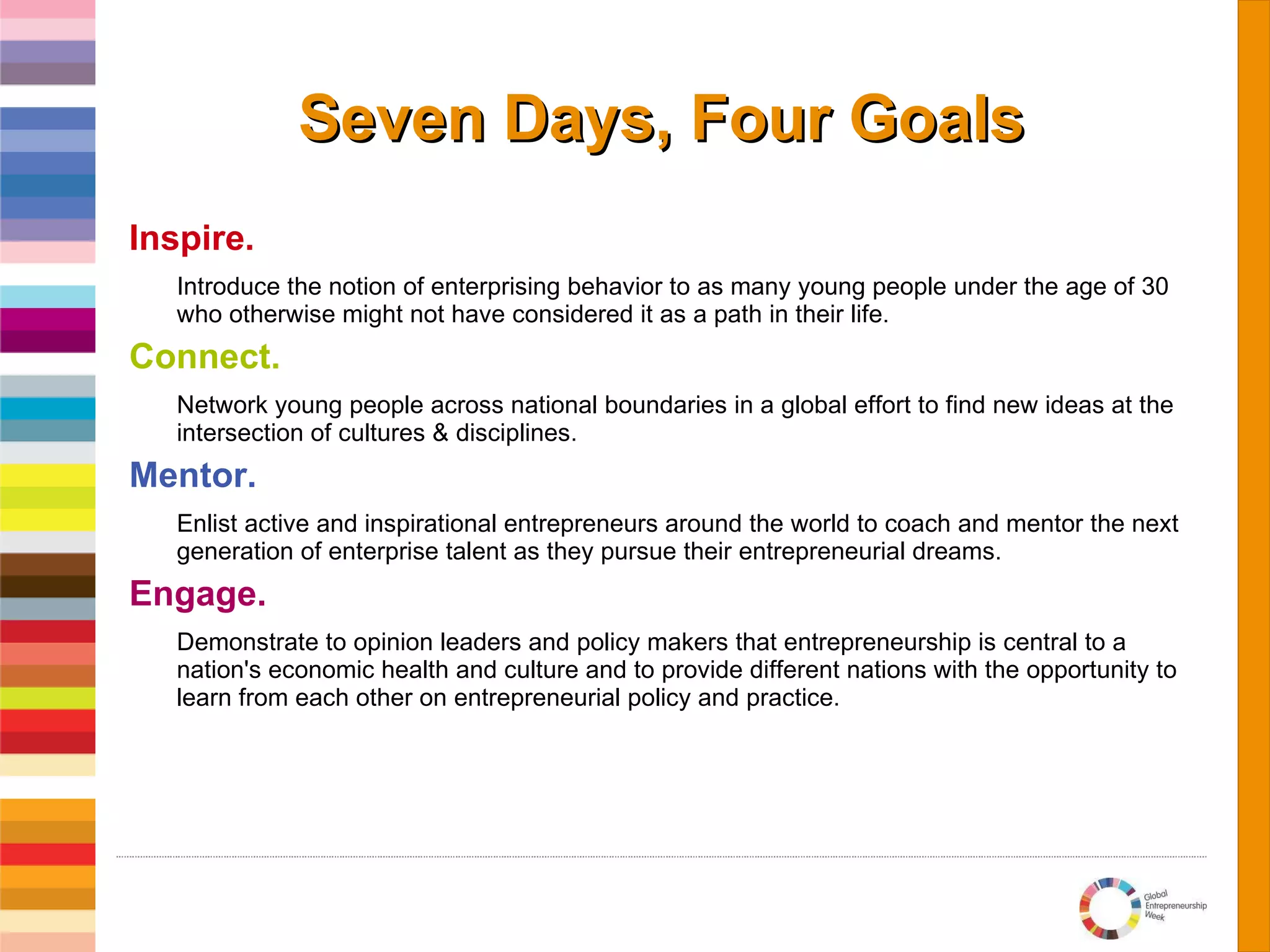 Global Entrepreneurship Week | PPT