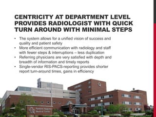 Radiology Workflow: Recognizing Clinical & Financial Benefits of ...