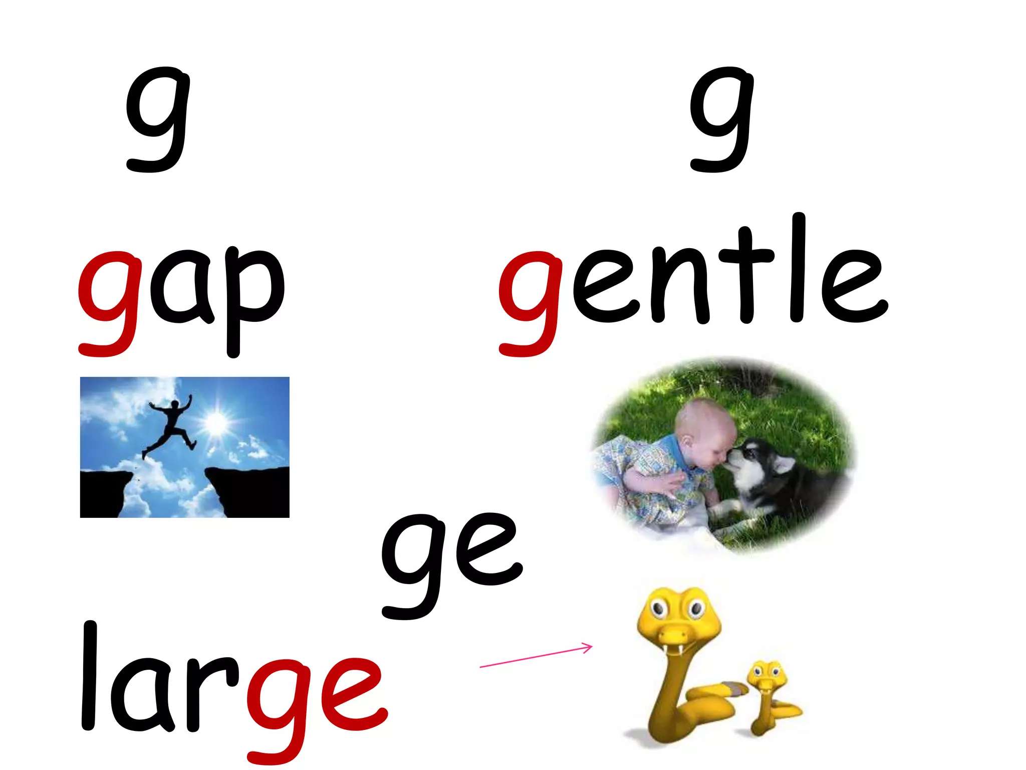 'ge' - SSP whiteboard resources - teaching phoneme (speech sound pics ...