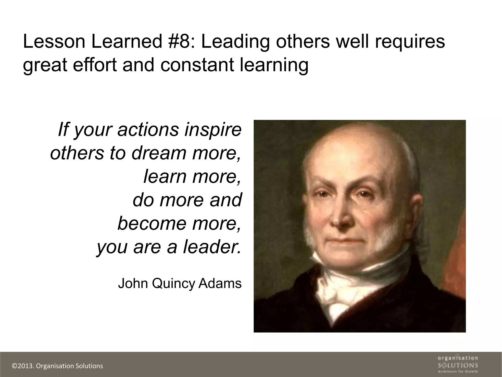 8 Lessons Learned as a CEO - Dr. Alison Eyring | PPTX