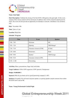 GEW MONGOLIA details | PDF