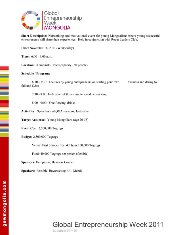 GEW MONGOLIA details | PDF