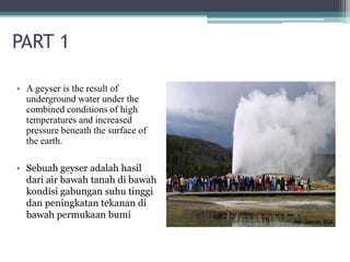 Geyser | PPTX