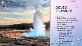 Geyser | PPTX | Geology | Science