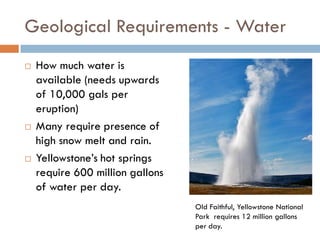 Geysers and Hotsprings | PDF