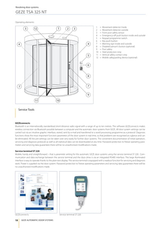 Geze - automatic and manual revolving doors | PDF