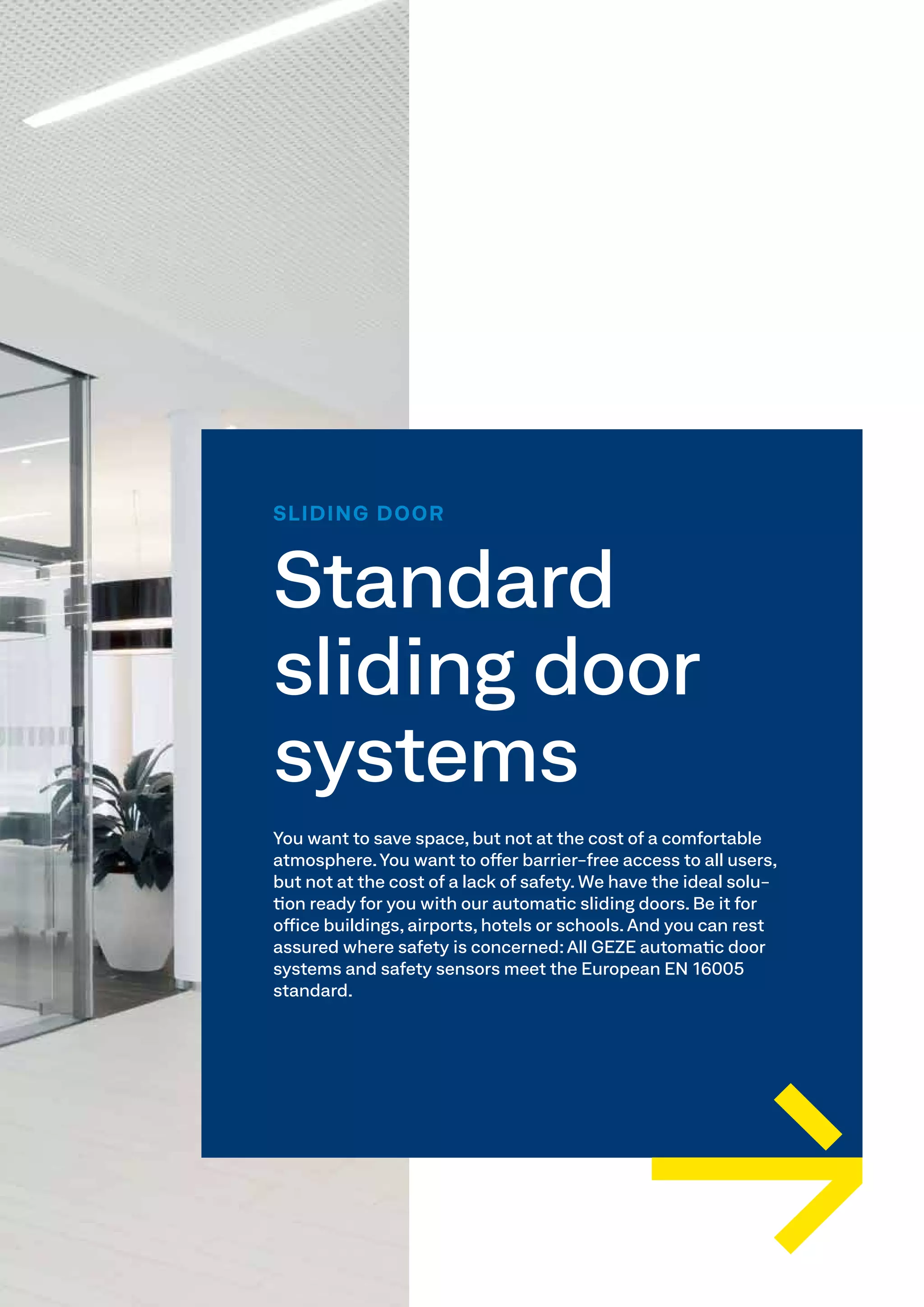 Geze - automatic sliding doors | PDF