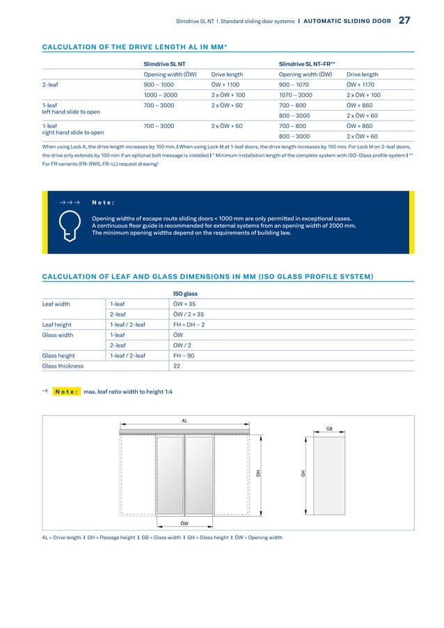 Geze - automatic sliding doors | PDF