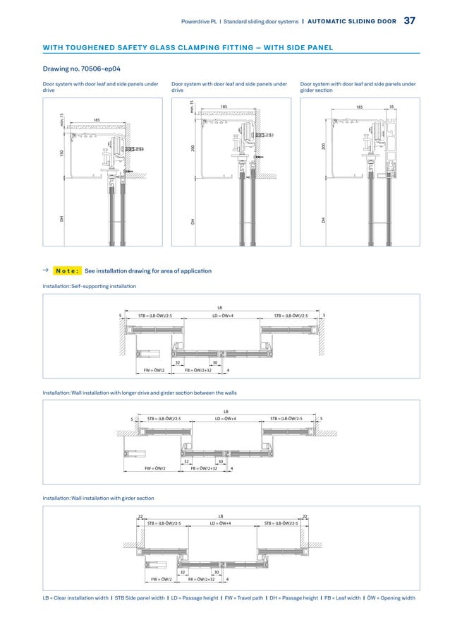 Geze - automatic sliding doors | PDF